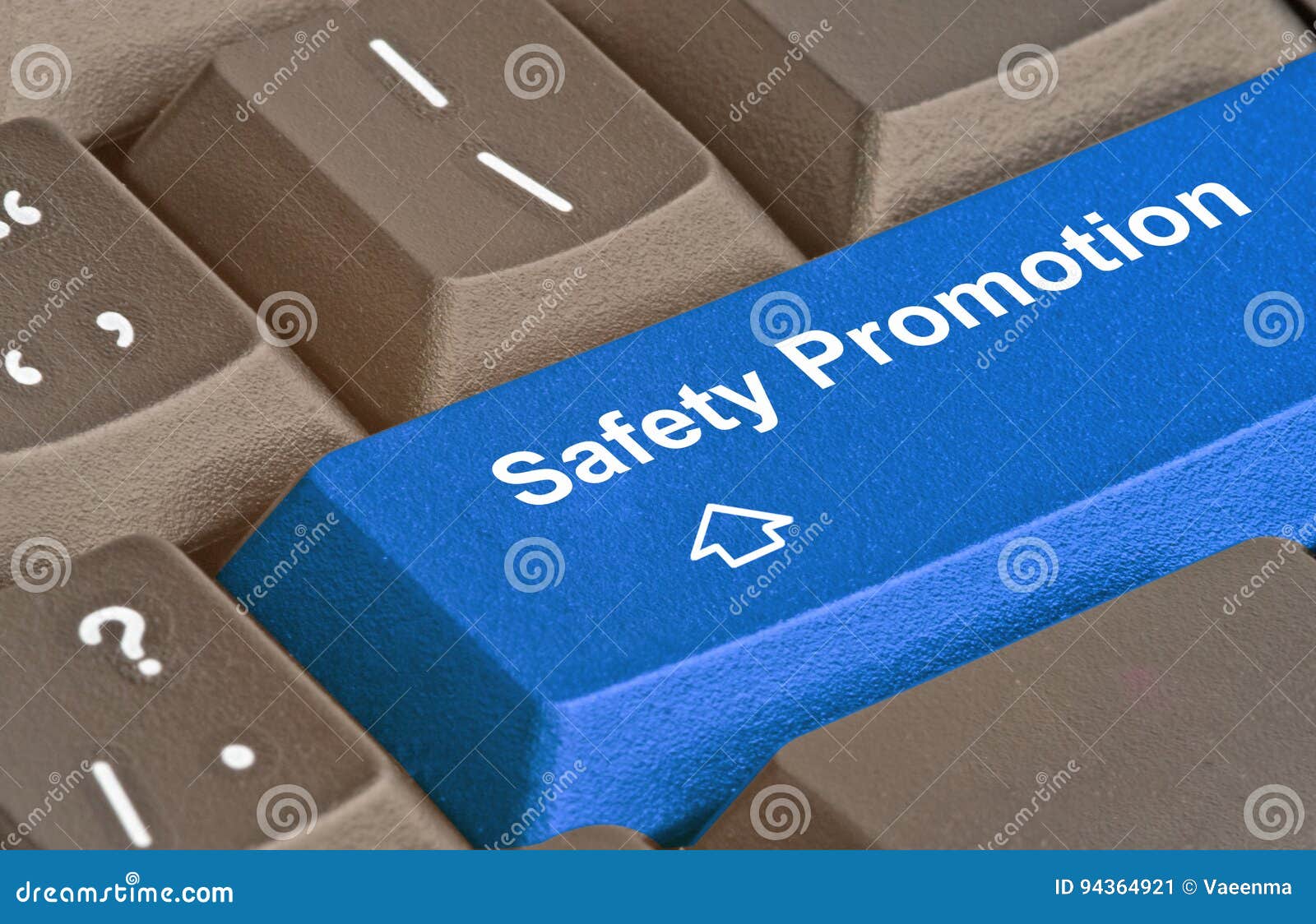 Key for safety promotion stock image. Image of computer - 94364921