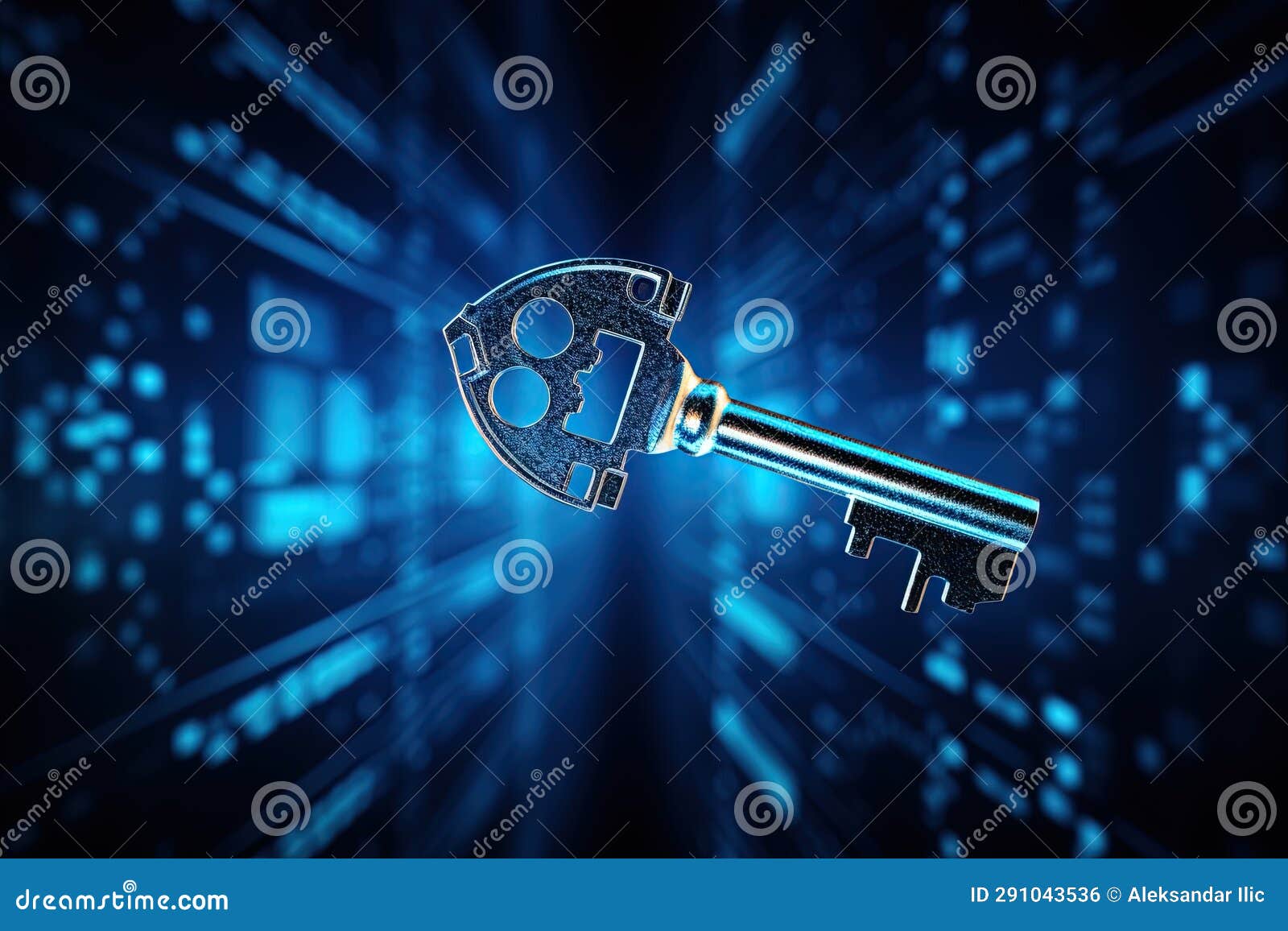 Key Security Concept. Cyber Security. Information Technology and Data ...