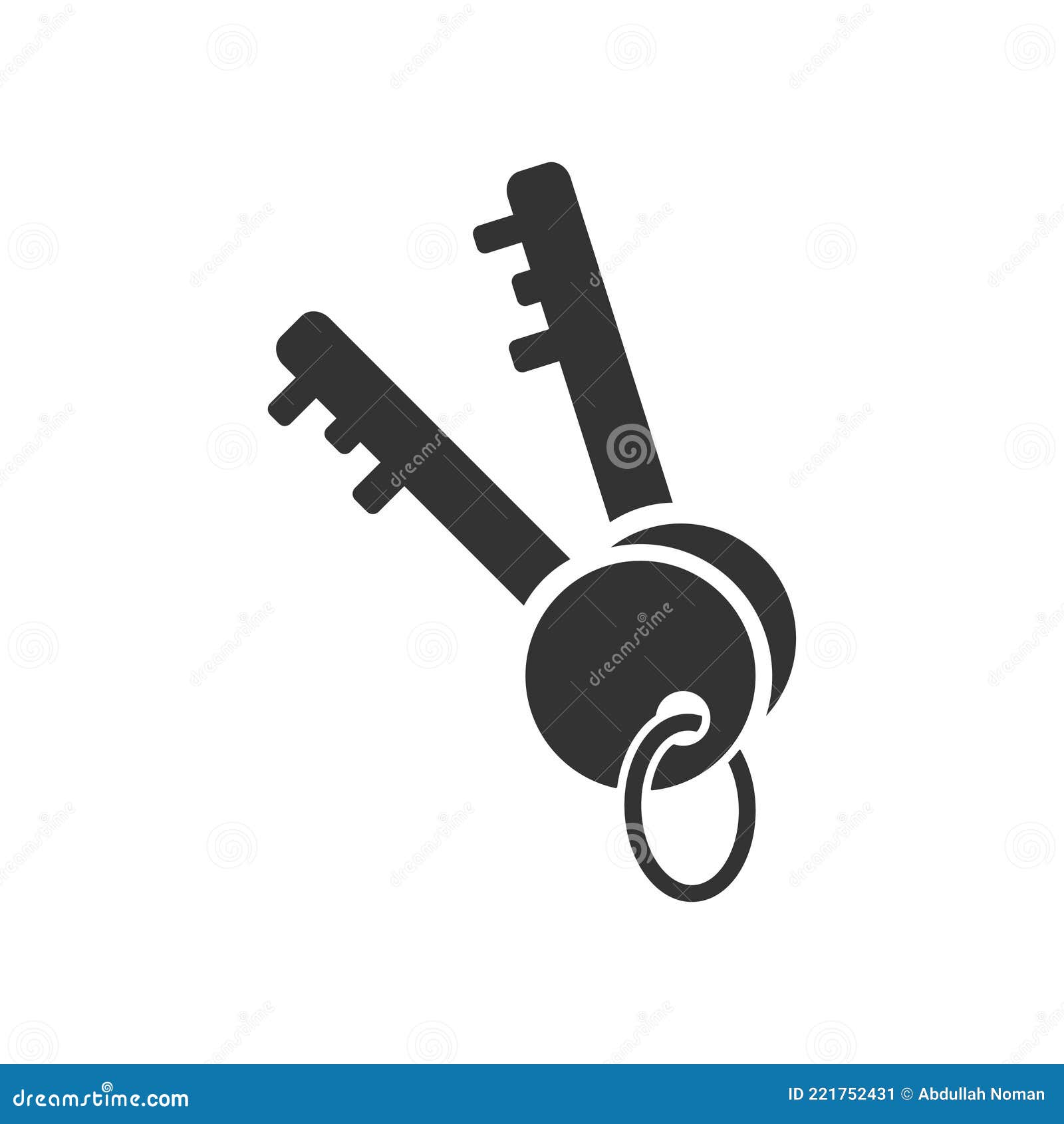Key set icon stock vector. Illustration of internet - 221752431