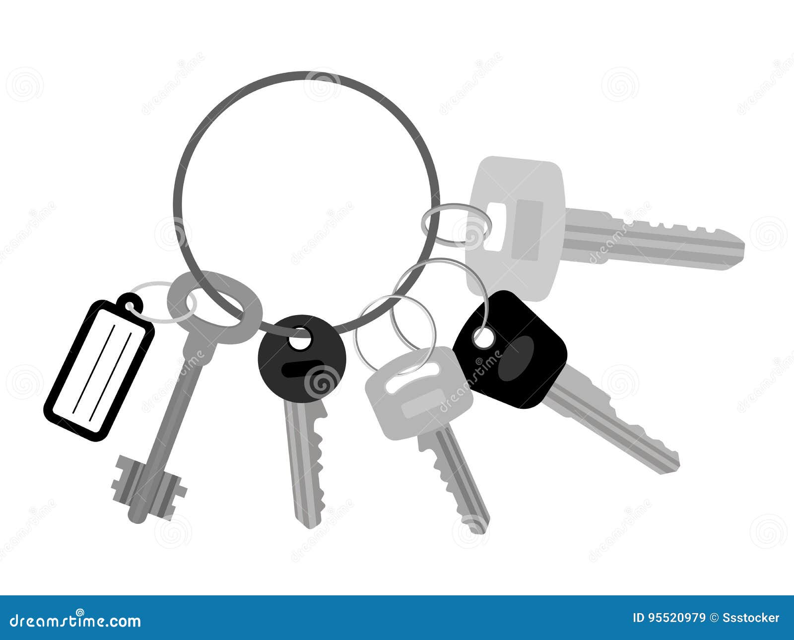 Keyring Stock Illustrations – 1,307 Keyring Stock Illustrations ...