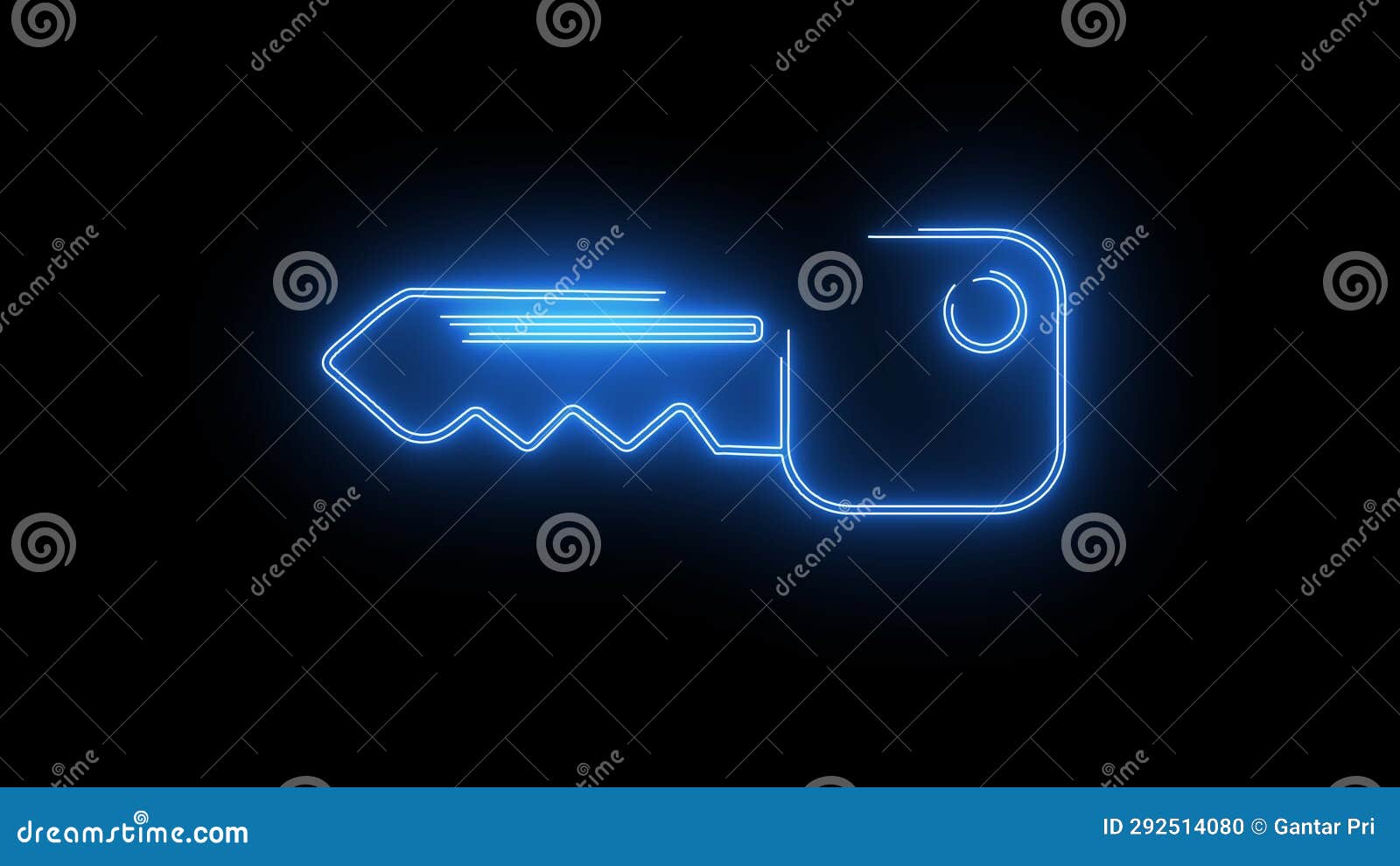 Key Shape Animation Video with Neon Saber Effect Stock Footage - Video ...