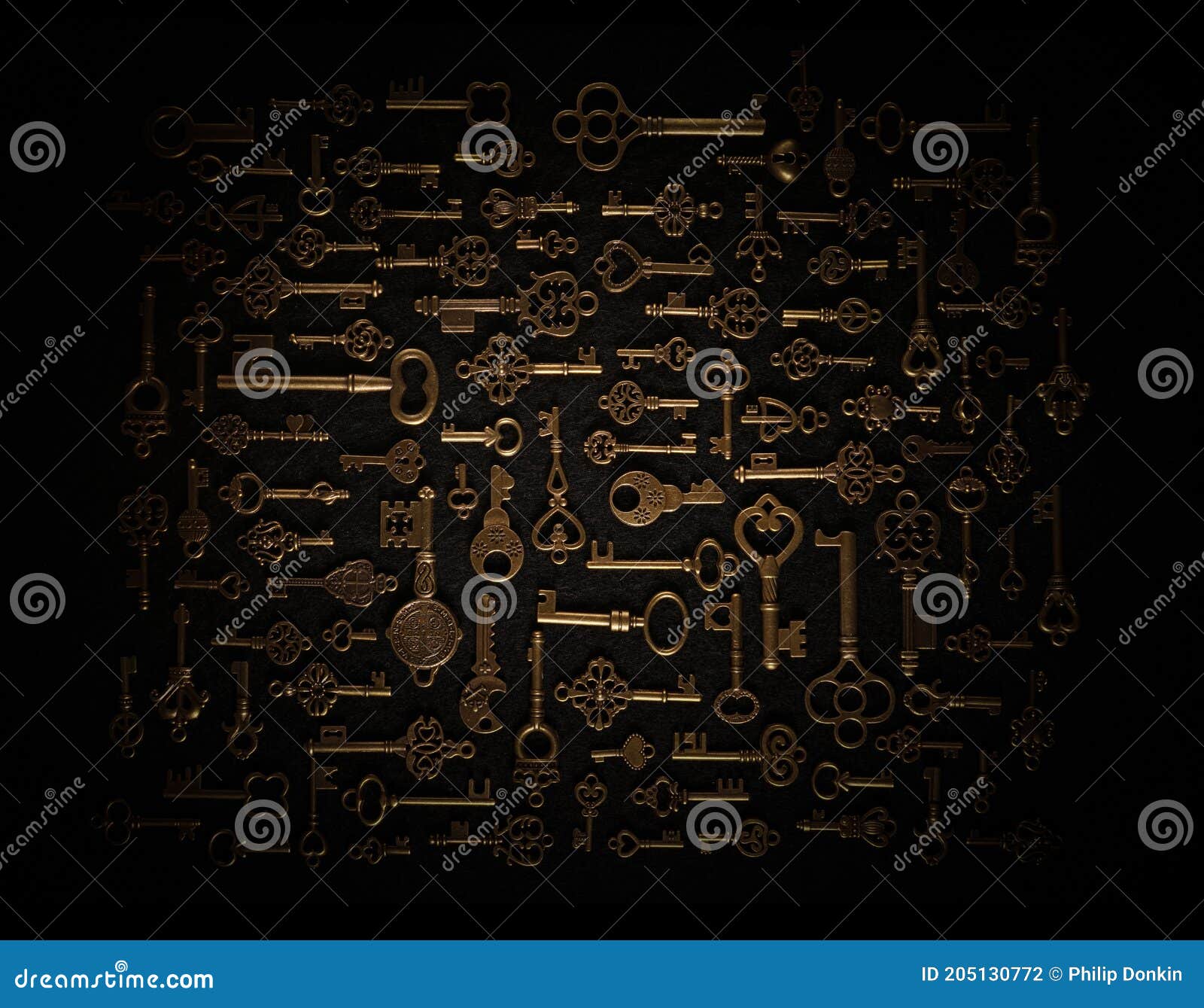 Key Shapes Making a Abstract Backgrounds Stock Photo - Image of bronze ...