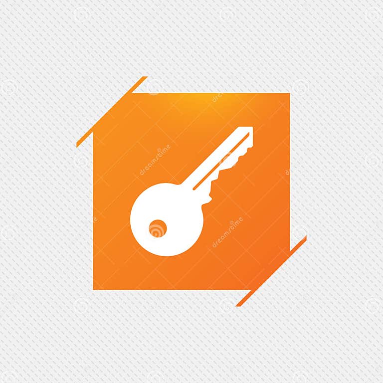 Key Sign Icon. Unlock Tool Symbol Stock Vector - Illustration of enter ...