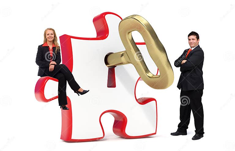 The key solution stock illustration. Illustration of team - 16291020