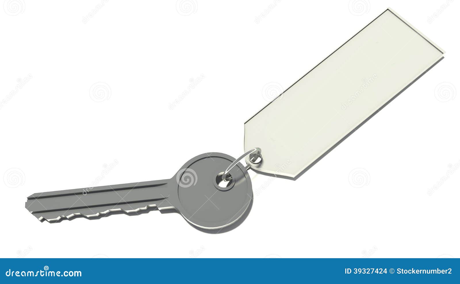 Key with Space for Inscriptions Stock Illustration - Illustration of ...