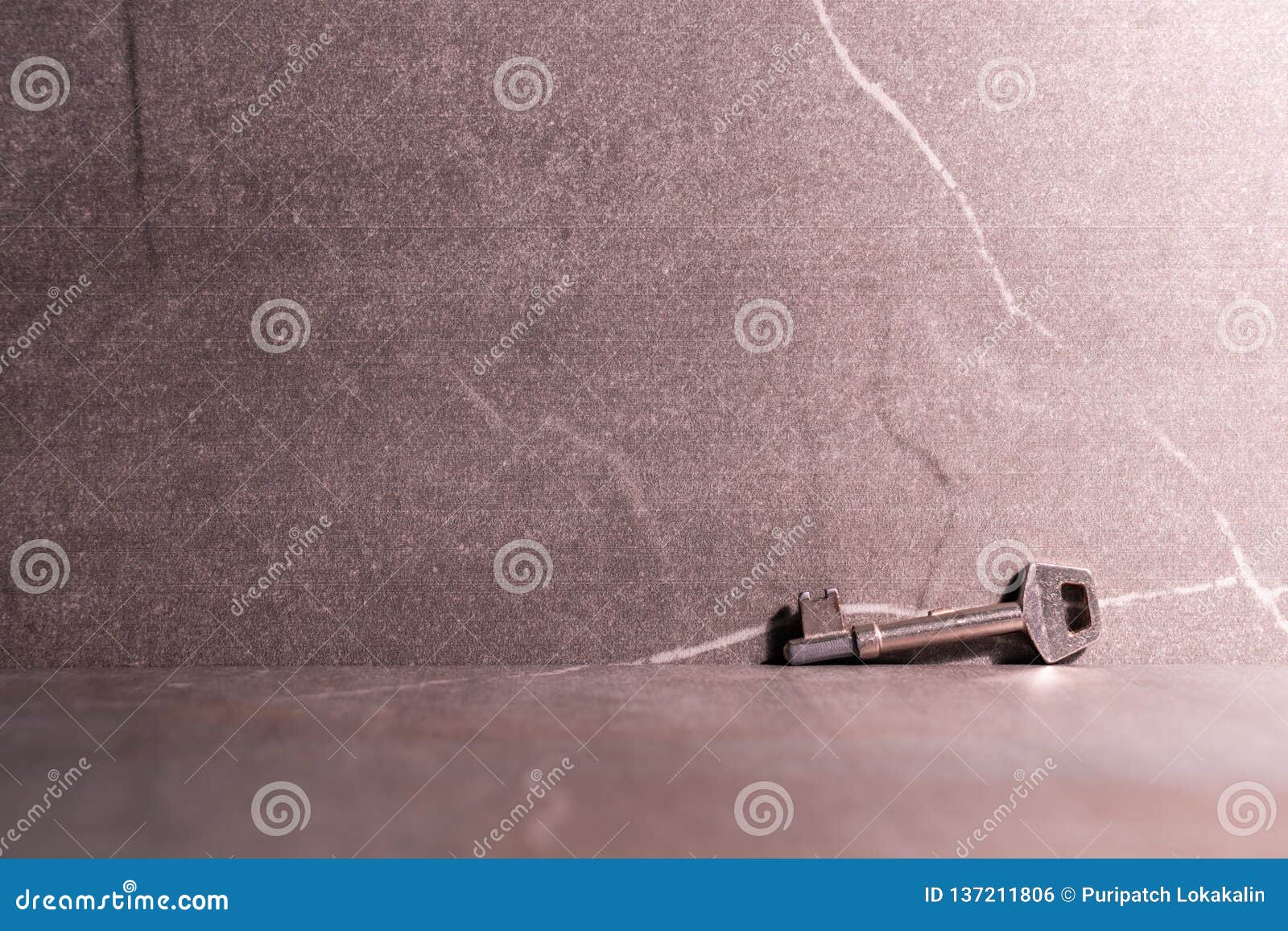 A Key and Stone Background. Stock Photo - Image of house, door: 137211806