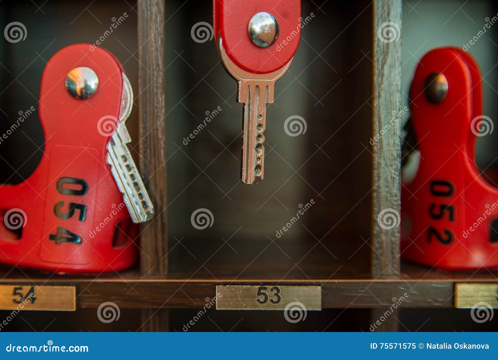 Key storage box stock image. Image of metal, office, confidential ...