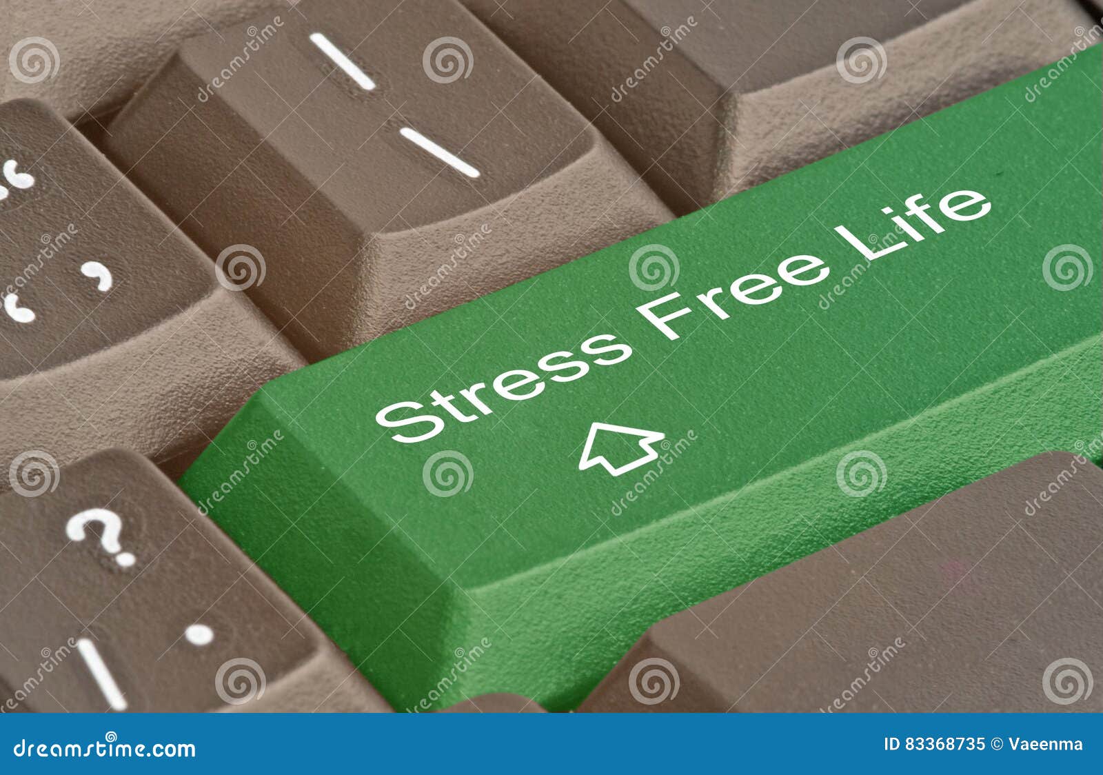 Key for stress free life stock image. Image of life, closeup - 83368735
