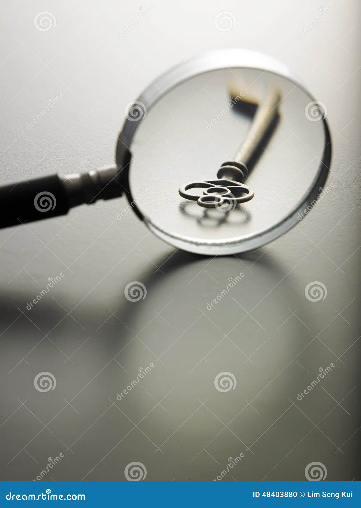 Key of success stock photo. Image of bronze, magnification - 48403880