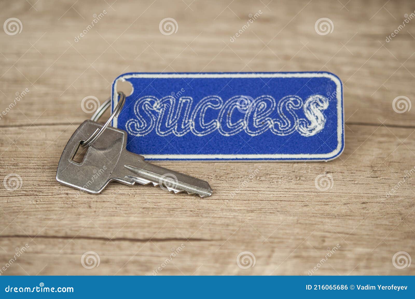 Key with a success tag stock photo. Image of financial - 216065686