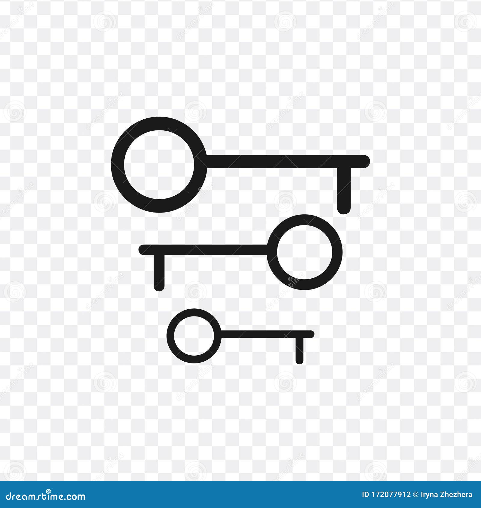 Key Symbol Line Vector Icon. Stock Vector Illustration Isolated on ...