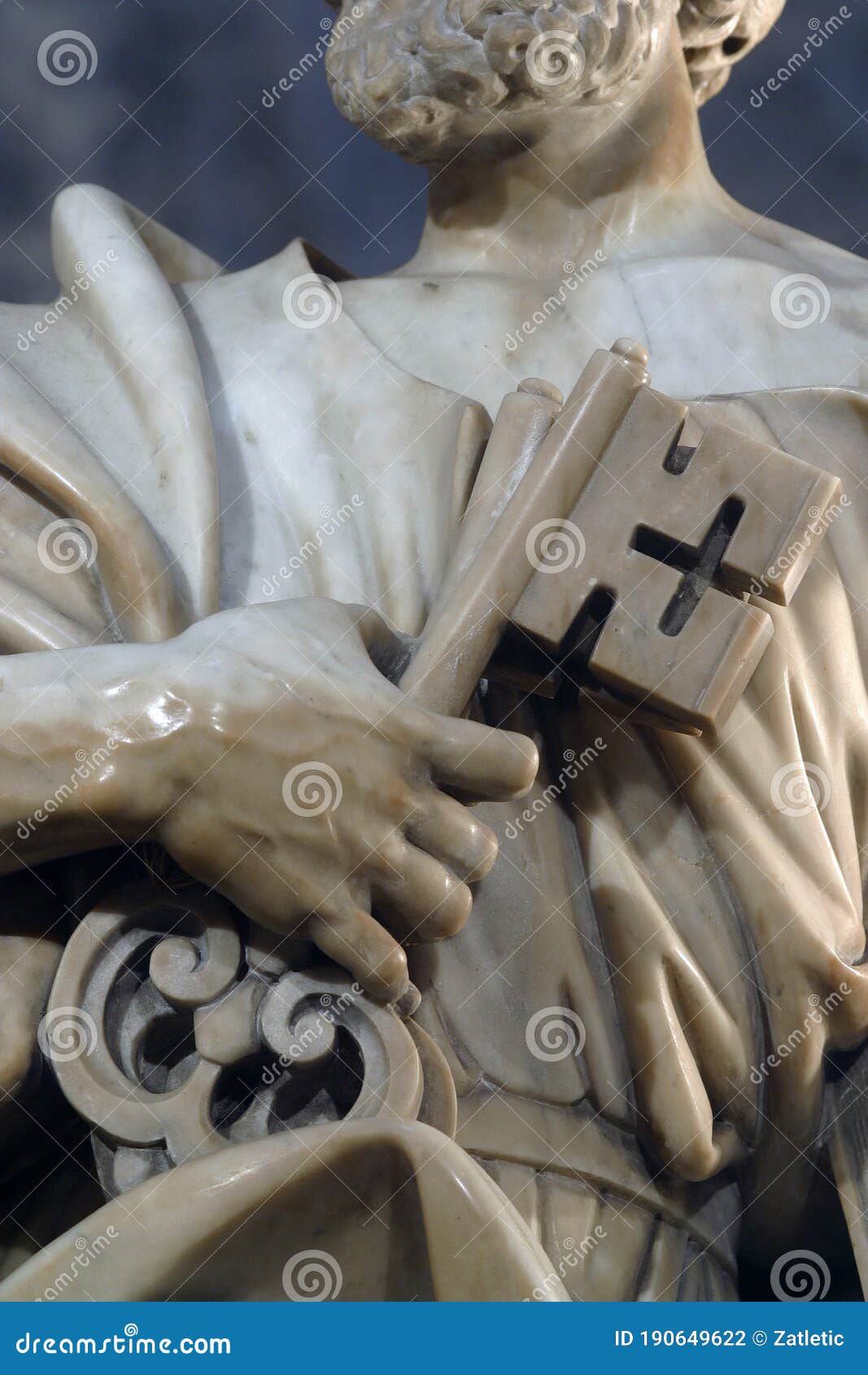 Key, the Symbol of Saint Peter Stock Photo - Image of sacred, christian ...