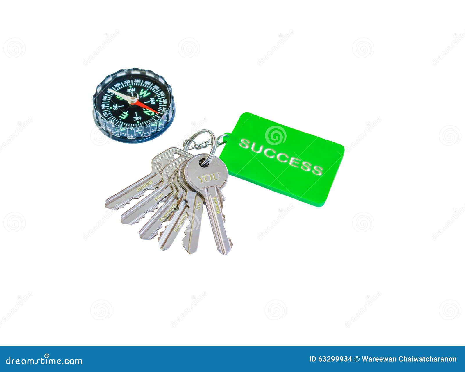 Key with Tag Writed Success for Business Concept Stock Photo - Image of ...
