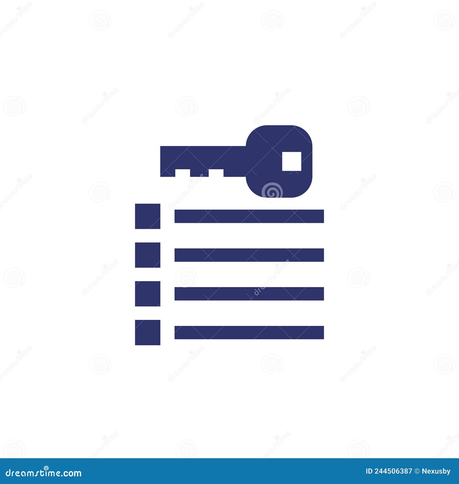 Key Takeaway Icon on White, Vector Stock Vector - Illustration of test ...