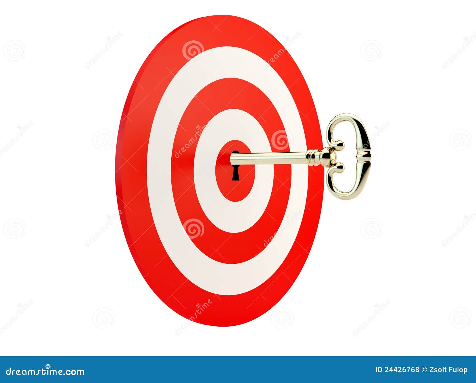 Key Target stock illustration. Illustration of gold, winning - 24426768