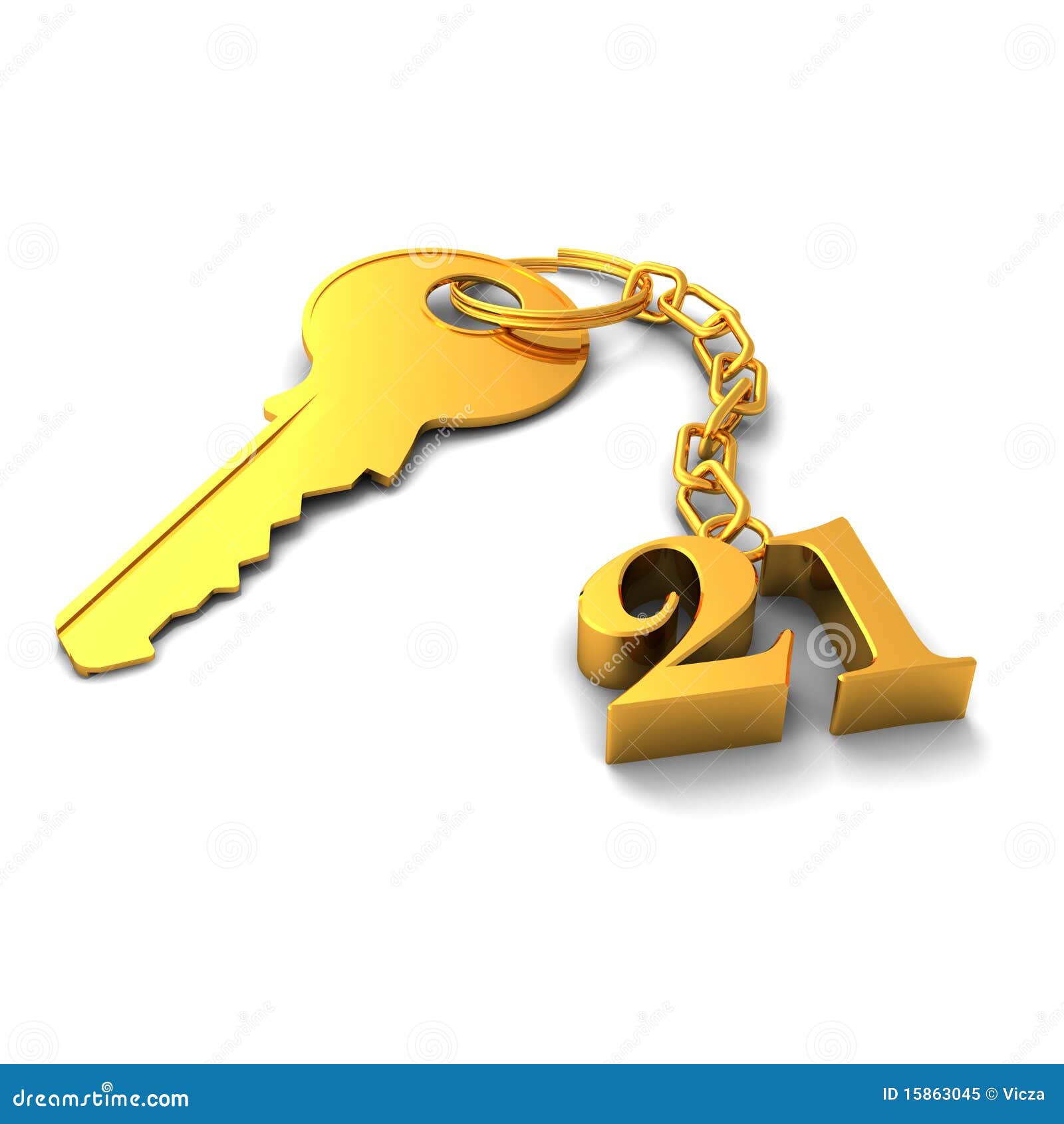 21st Birthday Key Clipart With Locksmith