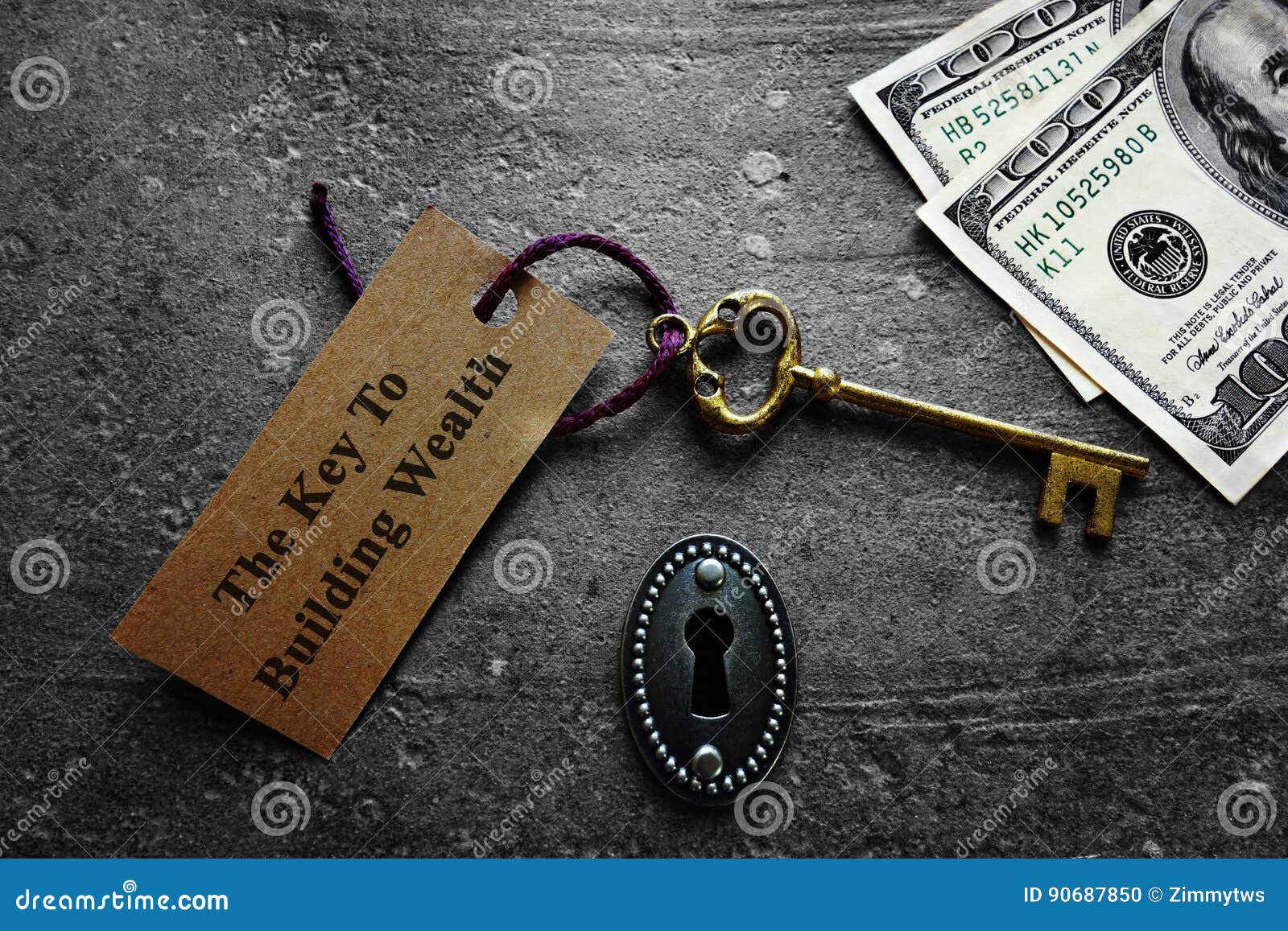Key to building wealth stock photo. Image of wealth, strategy - 90687850