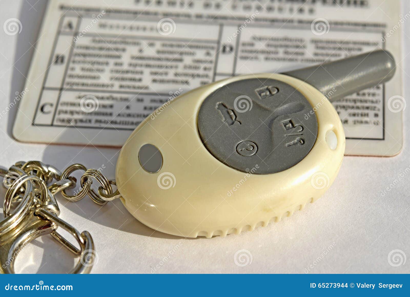 The Key To the Car and the Documents for Driving Stock Photo - Image of ...