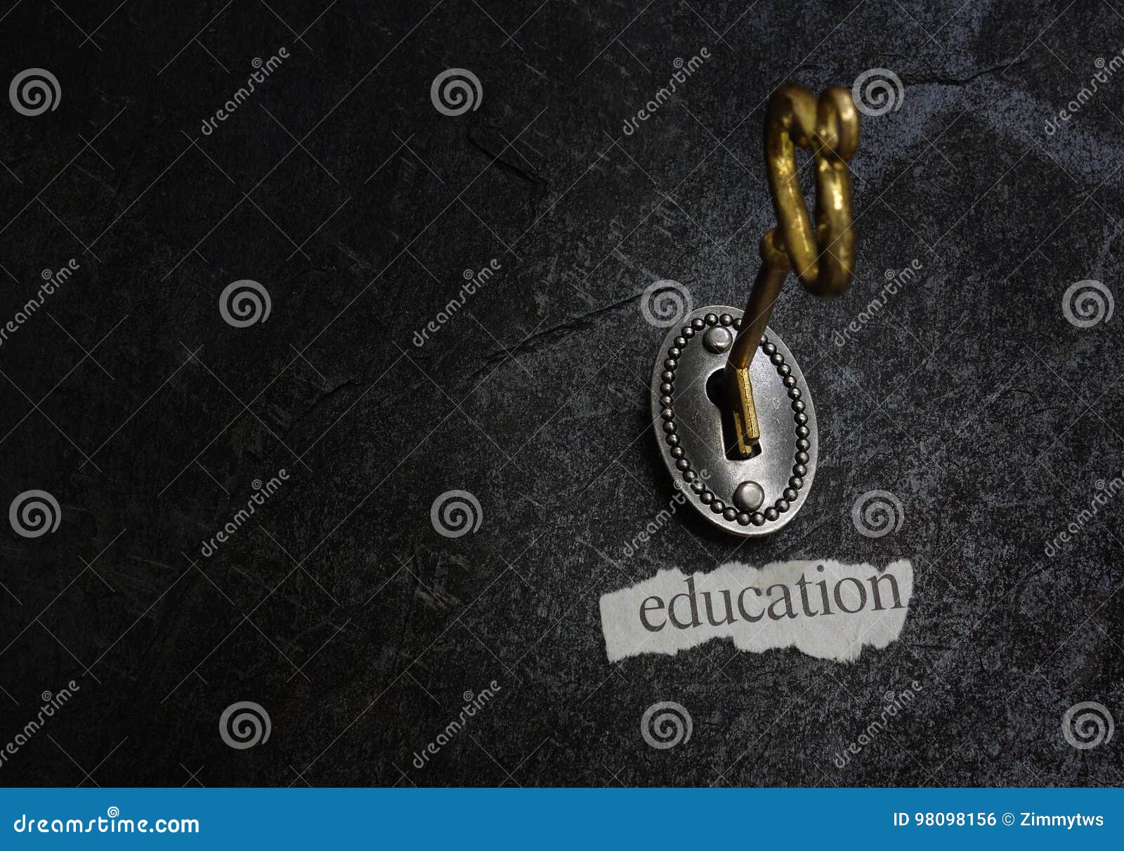 Key to education stock photo. Image of success, message - 98098156