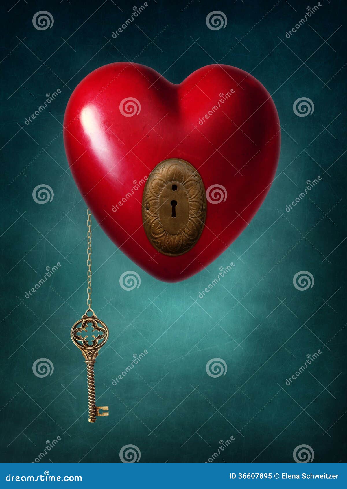 Key to the heart stock image. Image of emotion, copy - 36607895