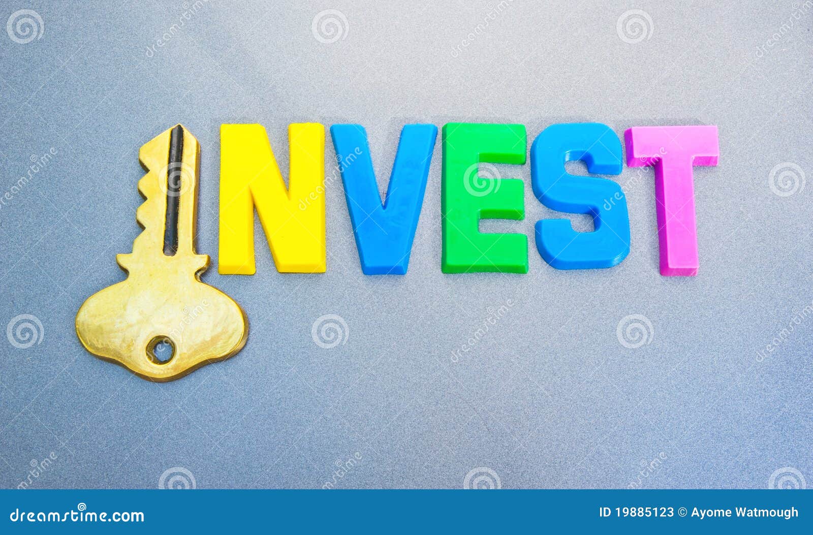 Key To Investing: Possible Logo ? Stock Image - Image of gray, invest ...