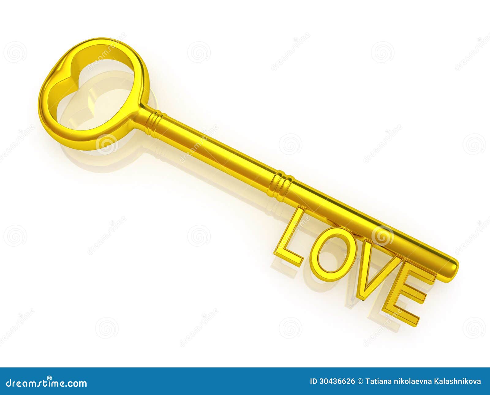 Key to love stock illustration. Illustration of romantic - 30436626