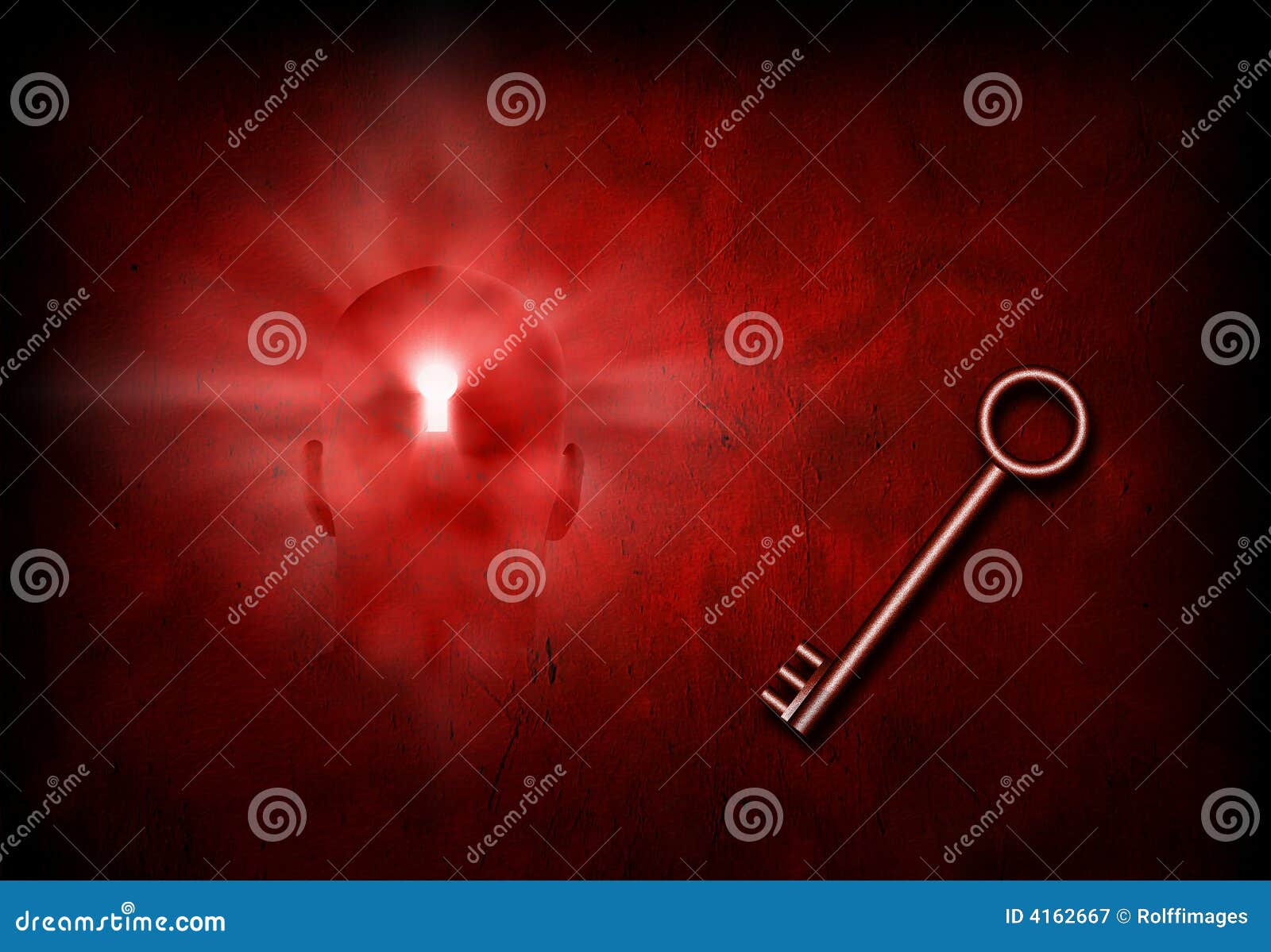 Key to mind stock image. Image of creative, philosophy - 4162667