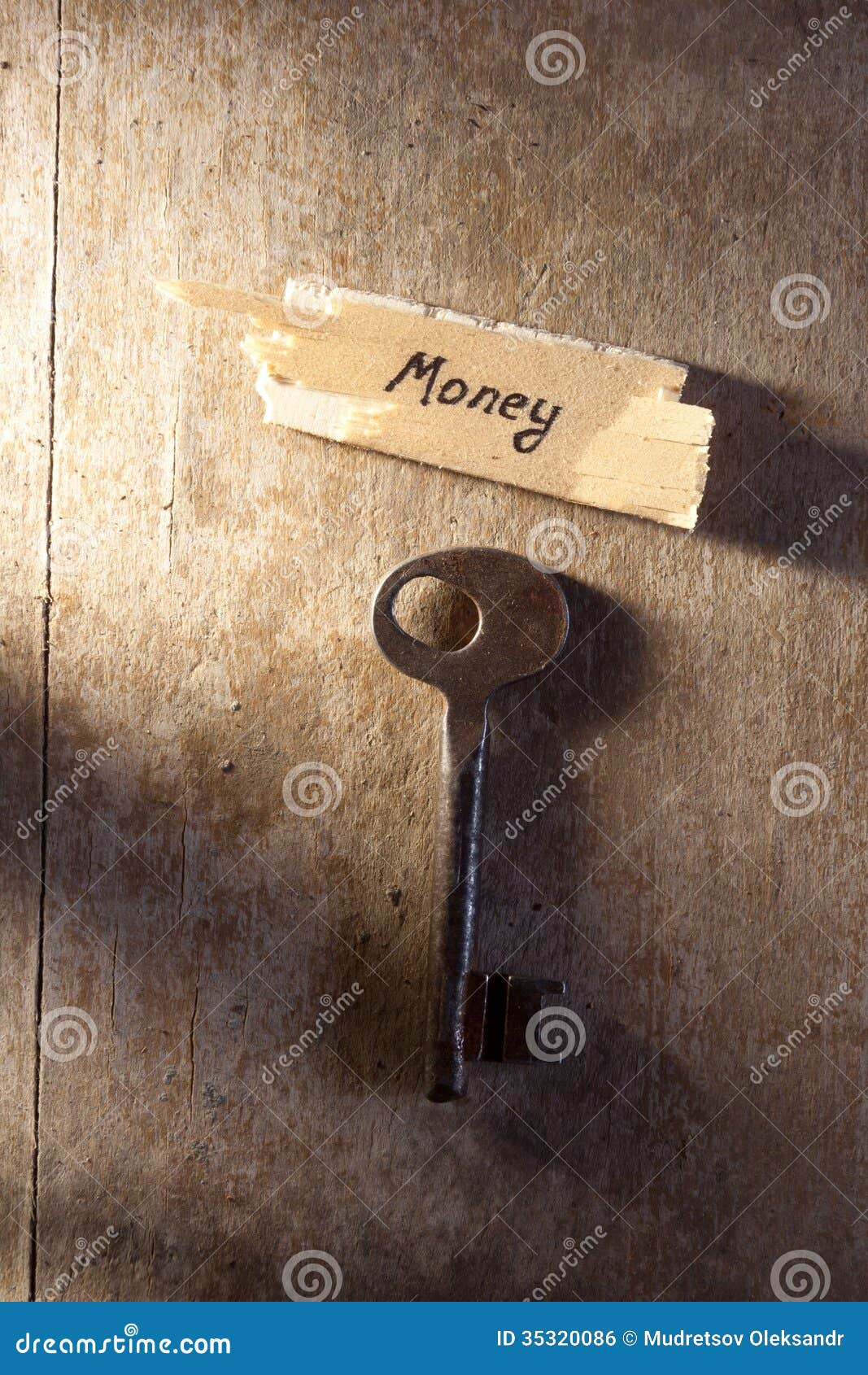 Key to money stock photo. Image of safety, metal, savings - 35320086