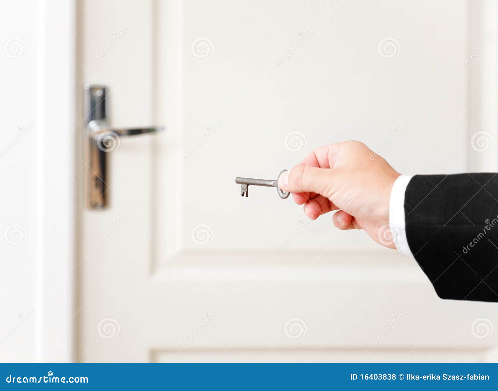 The key to open a door stock photo. Image of metaphoric - 16403838