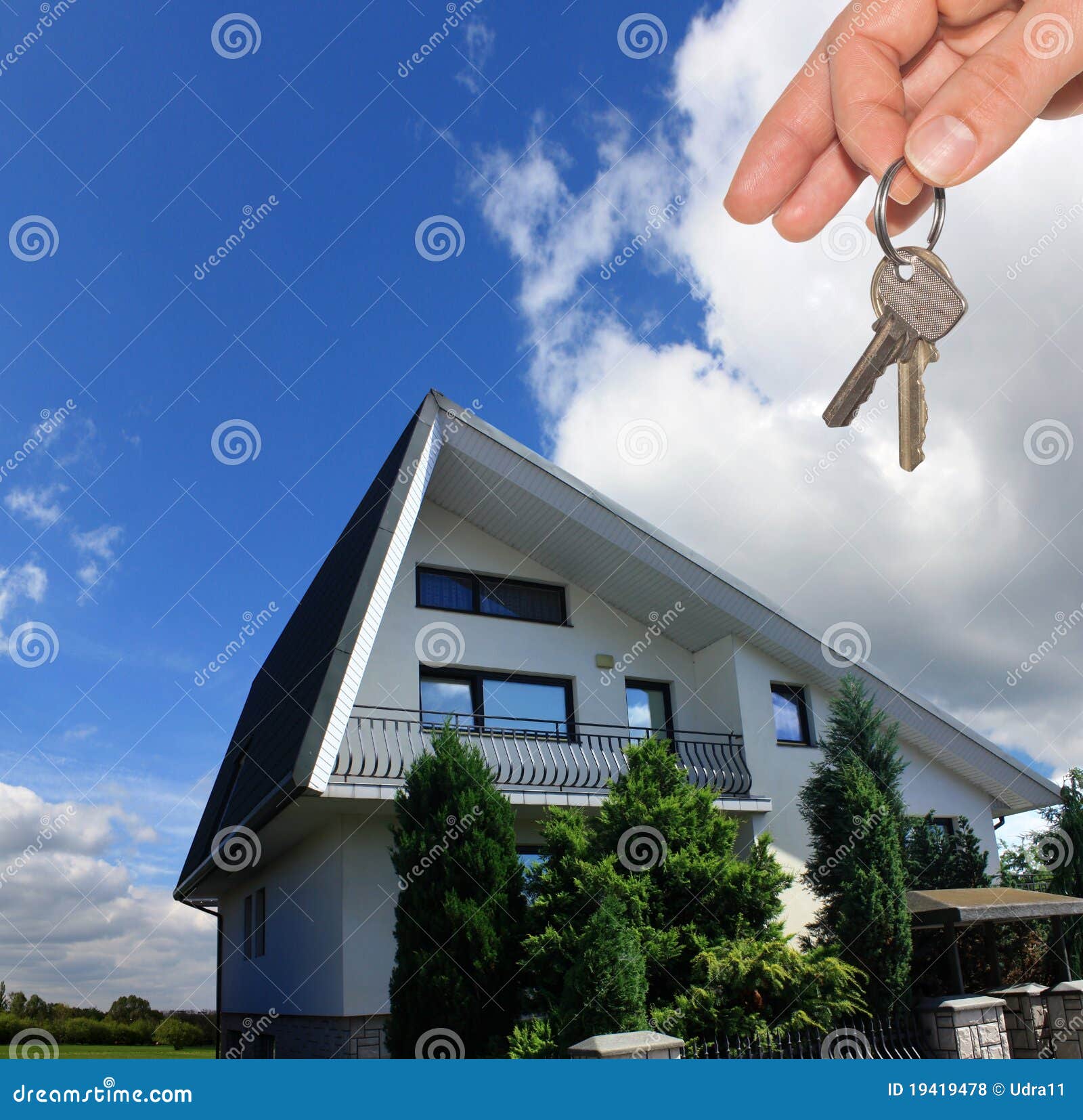 Key To Own Home and Realtor Work Stock Photo - Image of buyer, property ...