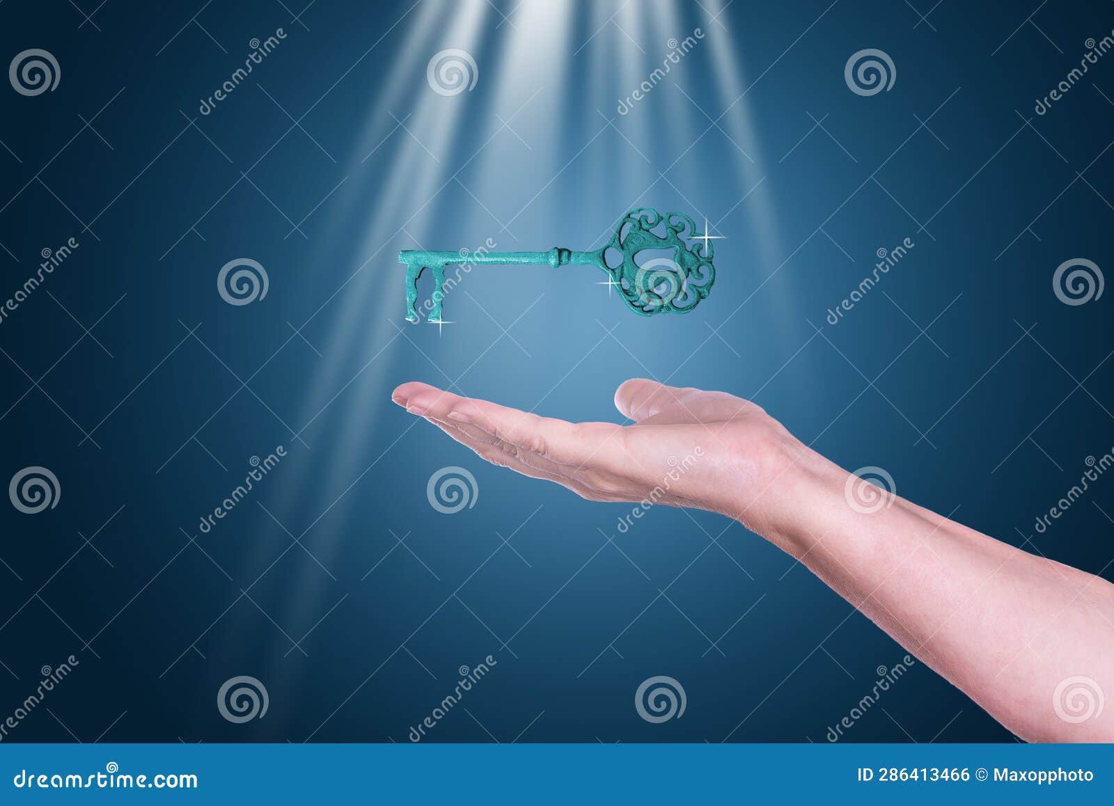 Key To Personal and Bussiness Success Stock Photo - Image of person ...