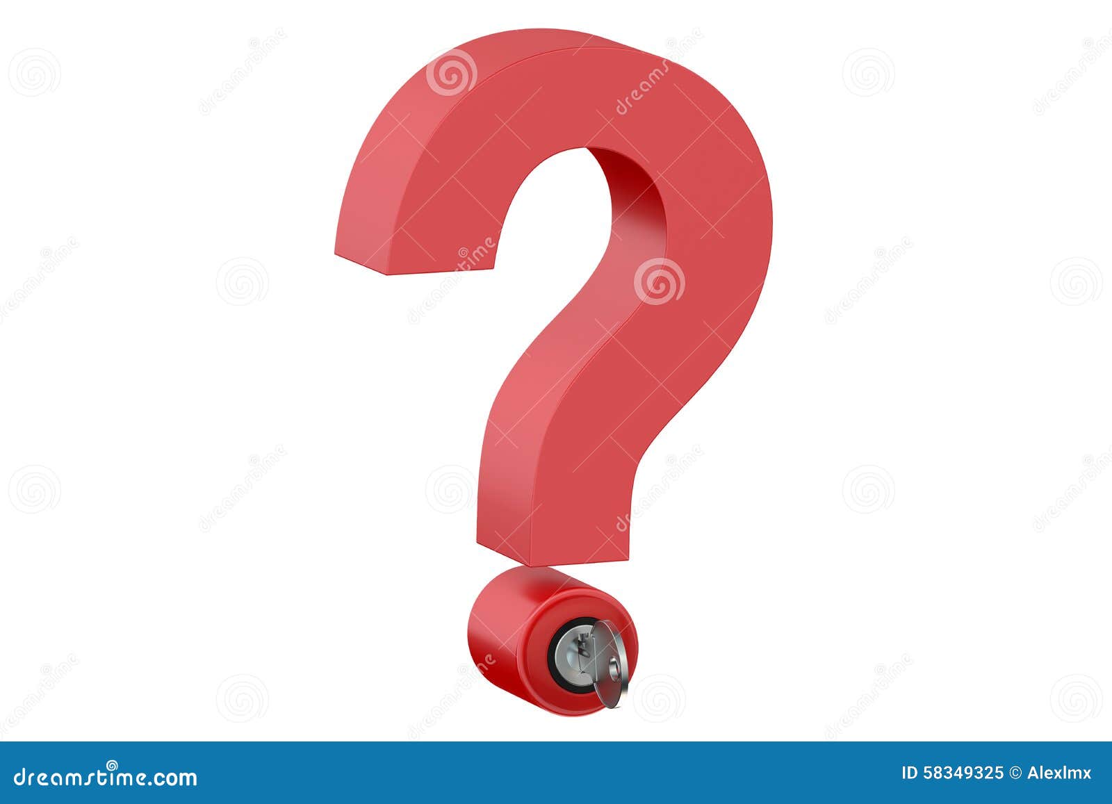 Key To the Question Concept Stock Illustration - Illustration of sign ...