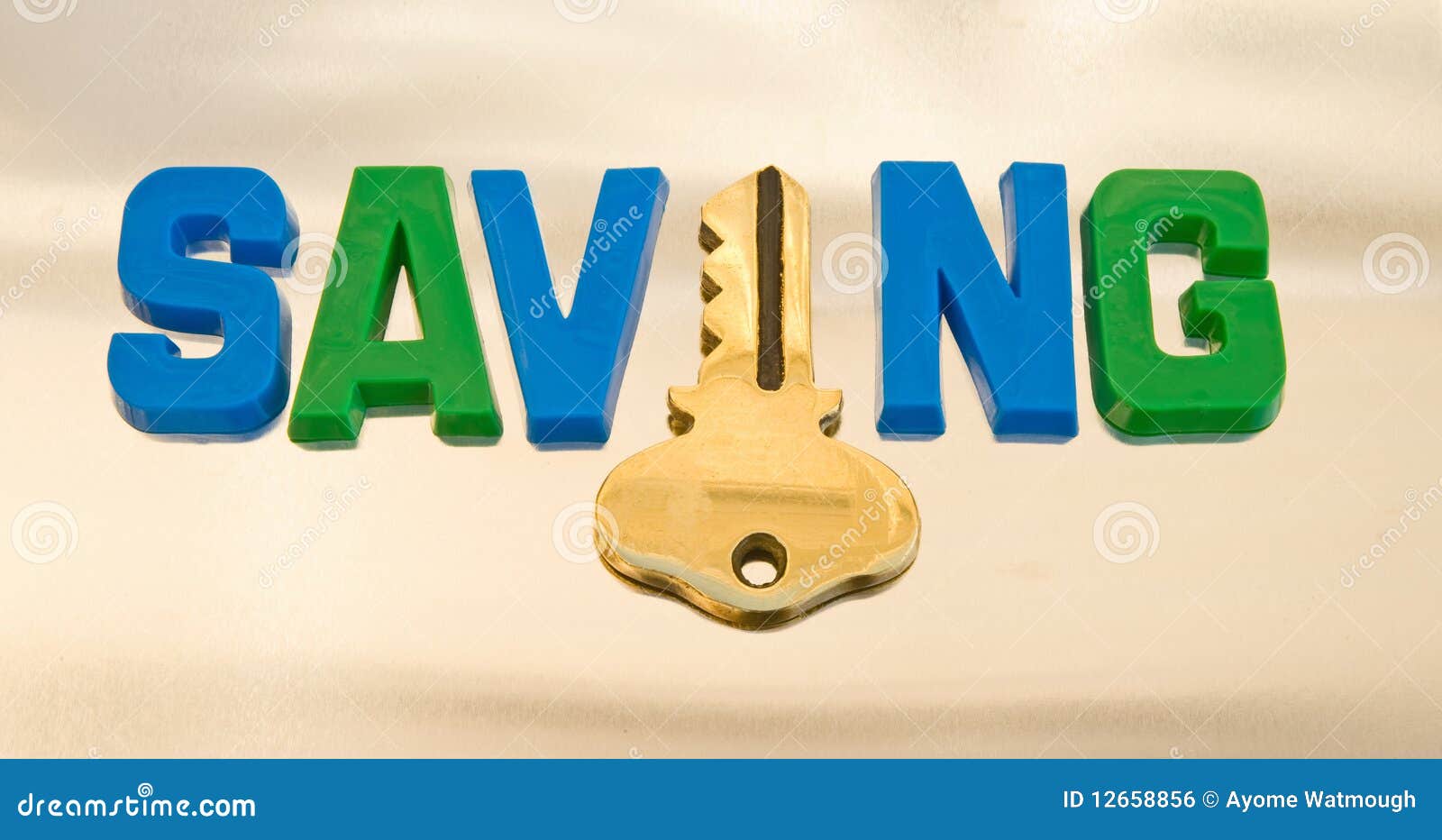 The key to saving. stock photo. Image of prudent, building - 12658856