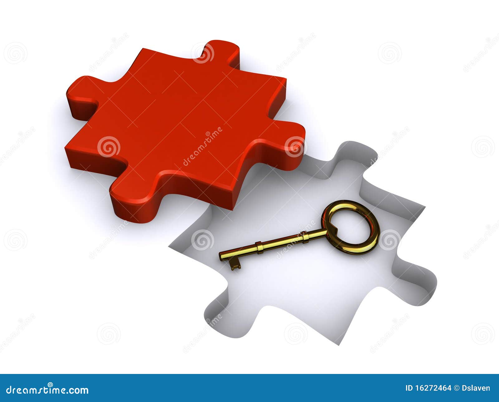 The key to solution stock illustration. Illustration of render - 16272464