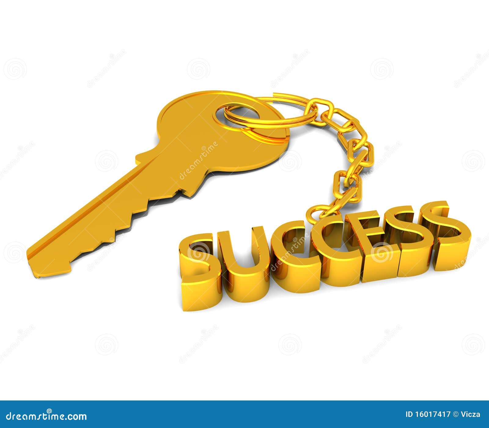 The key to success stock illustration. Illustration of wealth - 16017417