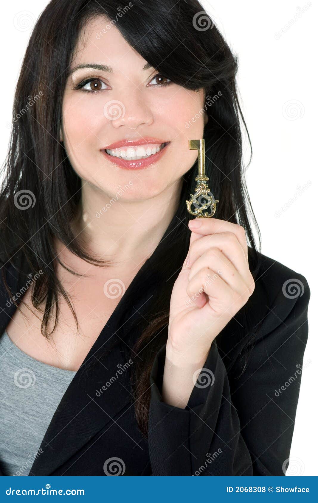 Key to Success stock photo. Image of suit, woman, successful - 2068308