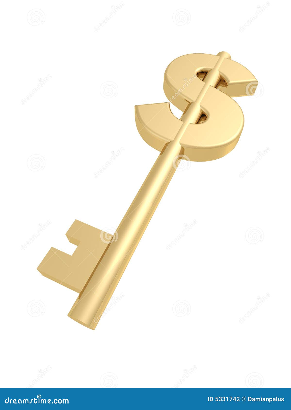Key to success stock illustration. Illustration of fortune - 5331742