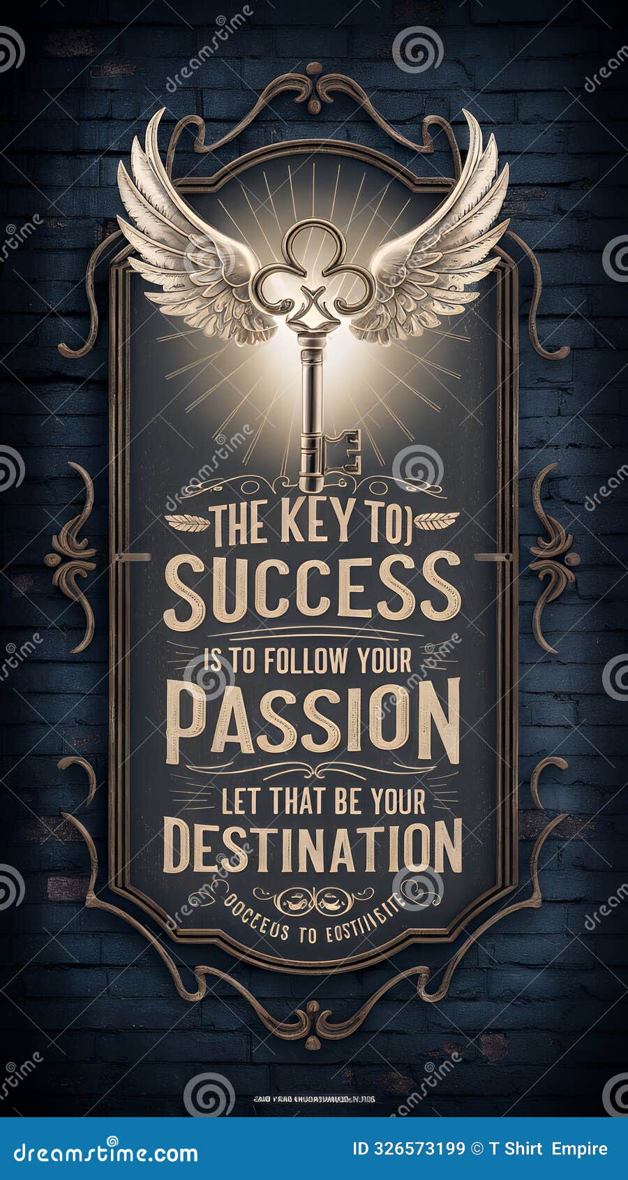 The Key To Success is To Success. Stock Image - Image of text, font ...