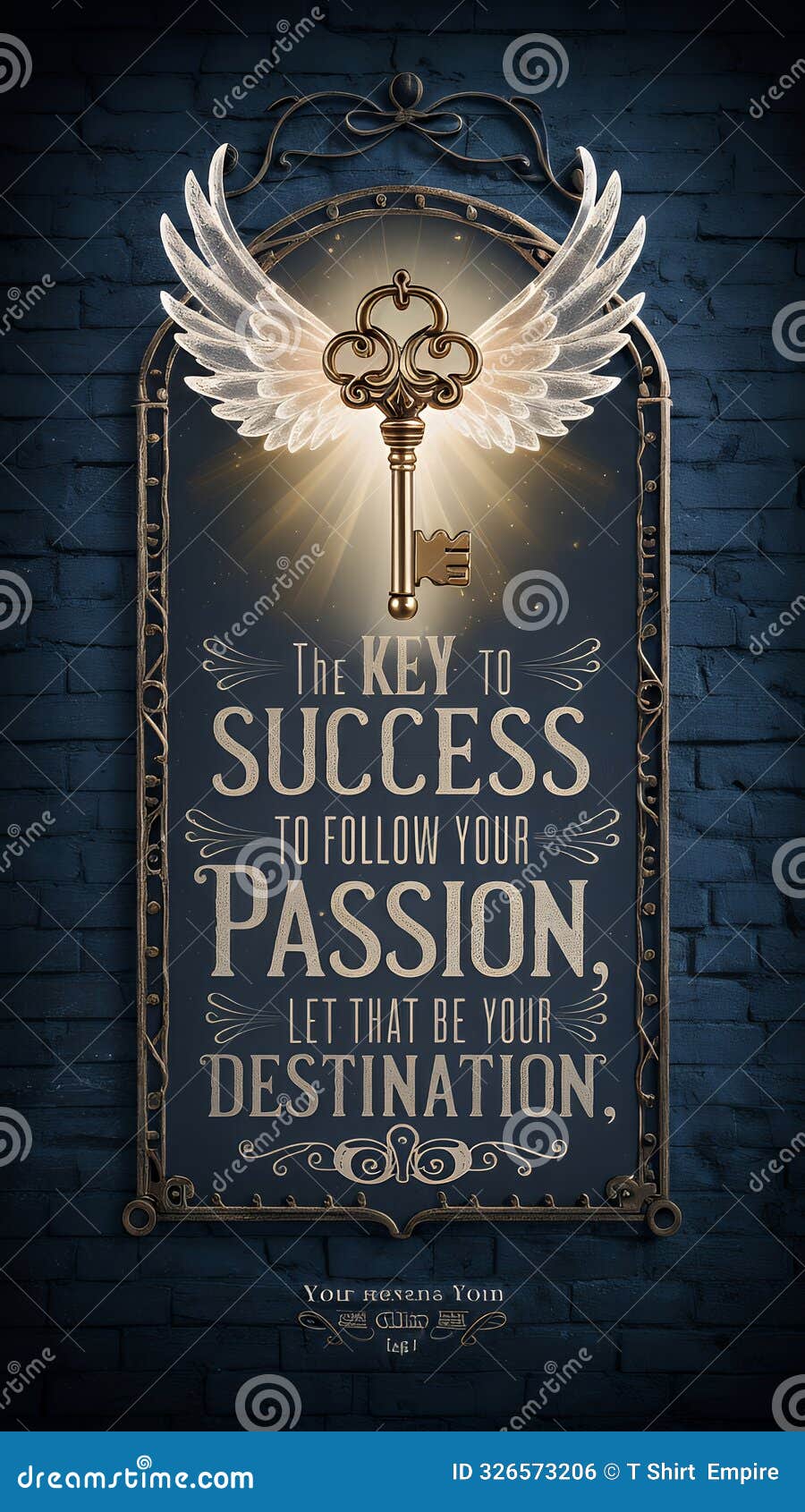 The Key To Success is To Success. Stock Photo - Image of poster ...