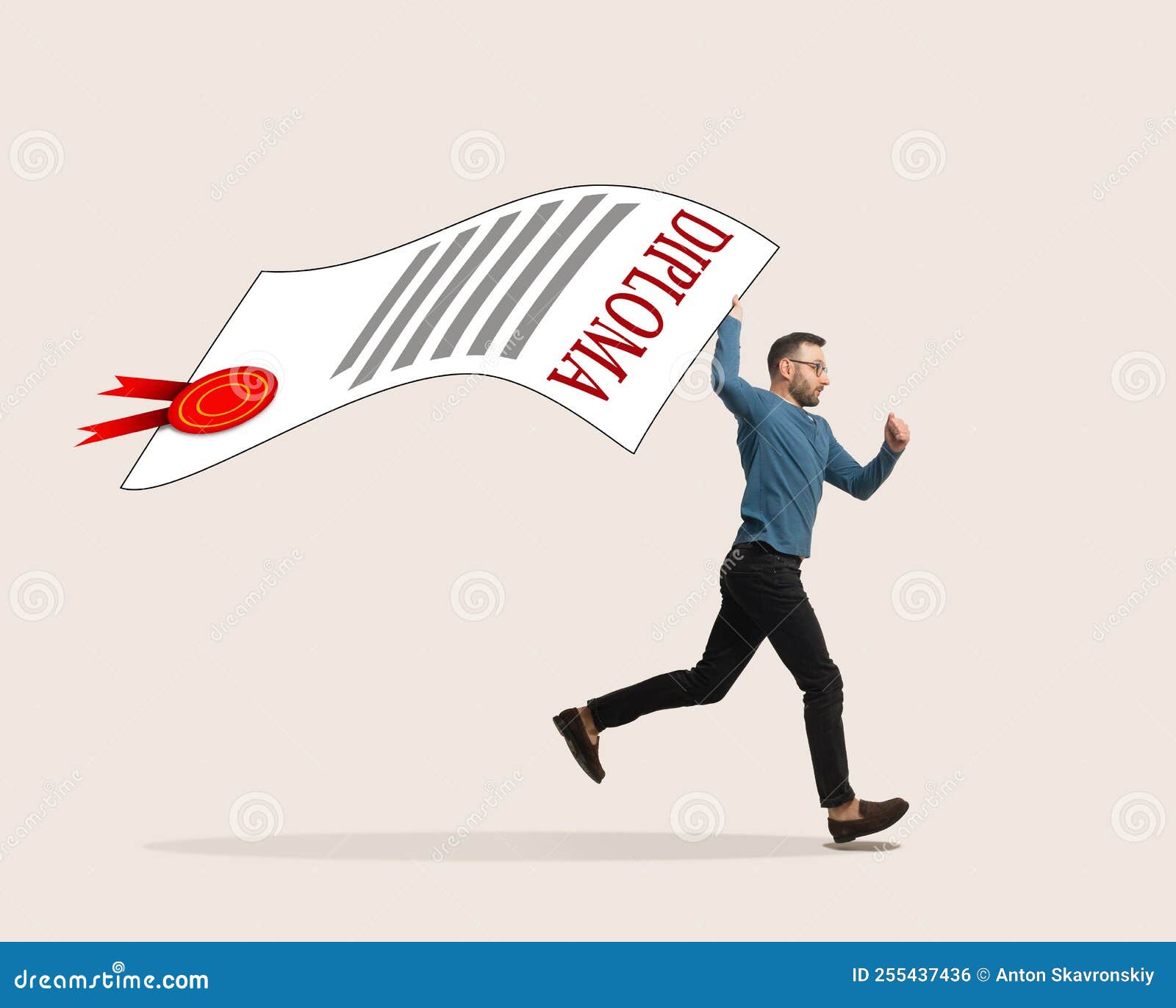 The Key To Success is a Good Education. Stock Photo - Image of diploma ...