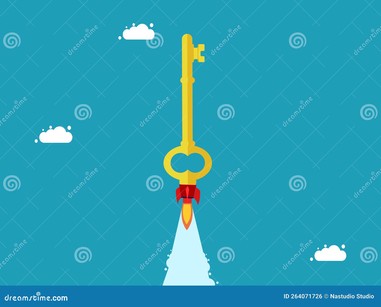 The Key To Success. the Heart of Driving the Organization Stock Vector ...