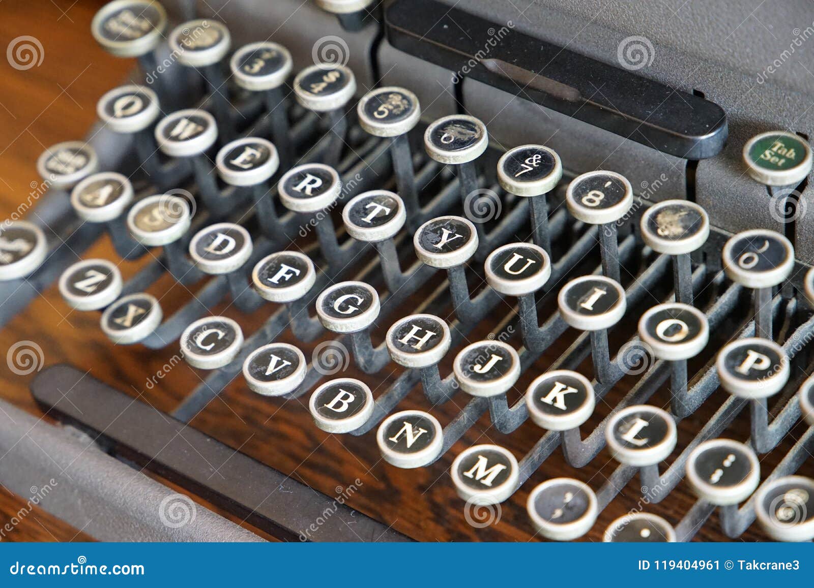 The key to typewriter stock image. Image of alphabet - 119404961