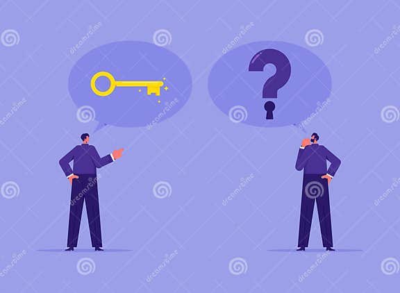 Key To Unlock Answer for Problem and Questions Concept Stock ...