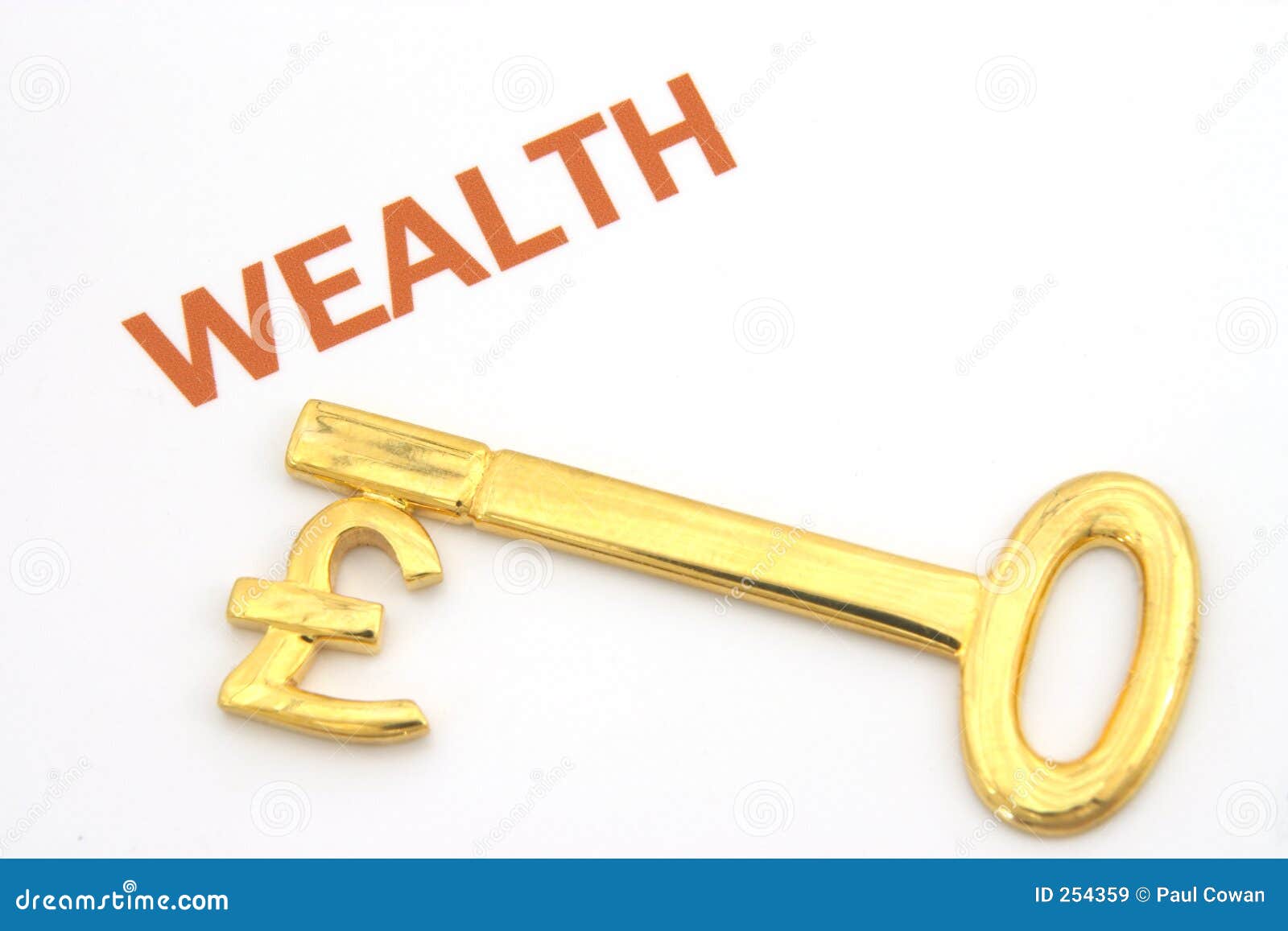 Key to wealth - pounds stock image. Image of invest, rich - 254359