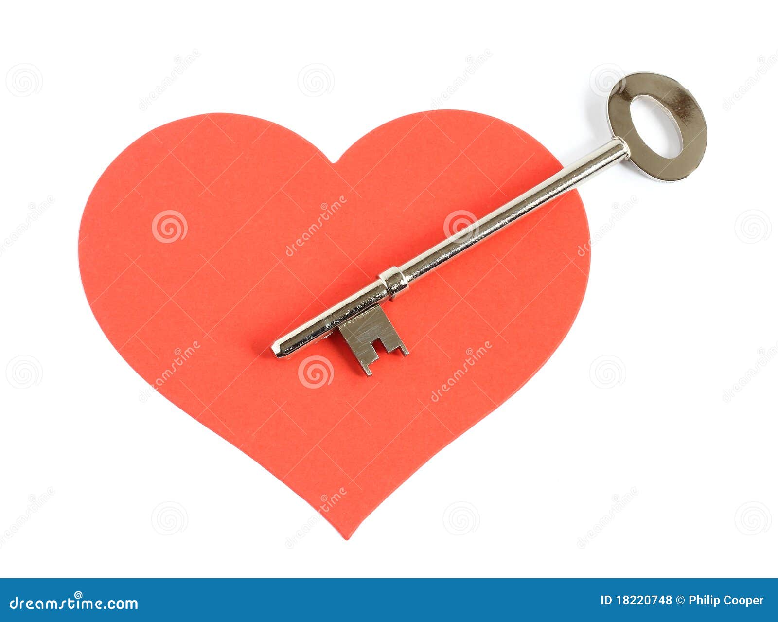 Key to your heart stock photo. Image of heart, steel - 18220748
