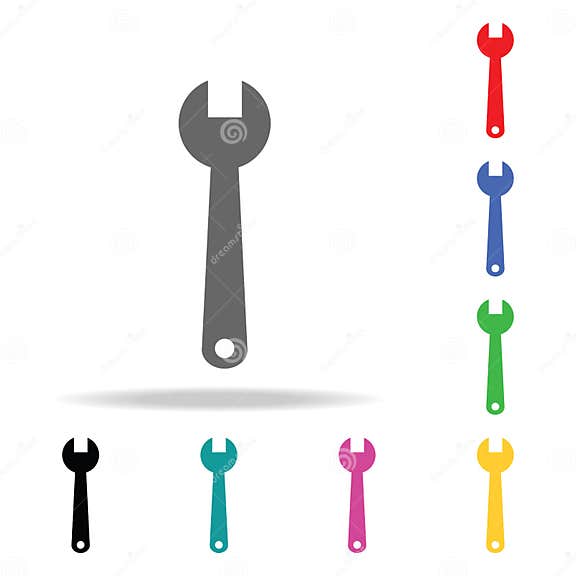 Key Tool Icon. Elements in Multi Colored Icons for Mobile Concept and ...