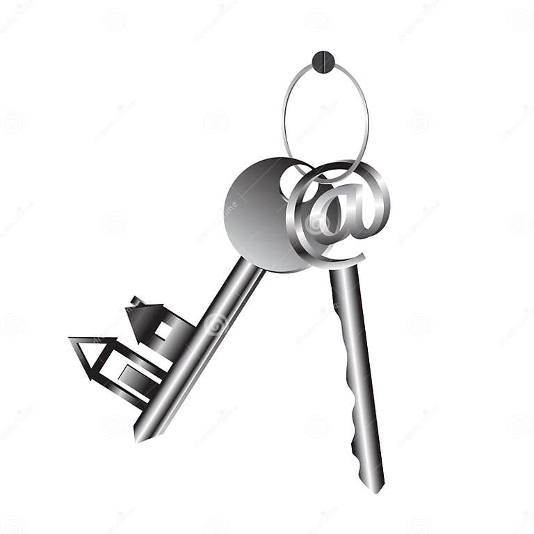 Key. stock vector. Illustration of couple, banner, abstract - 35150159