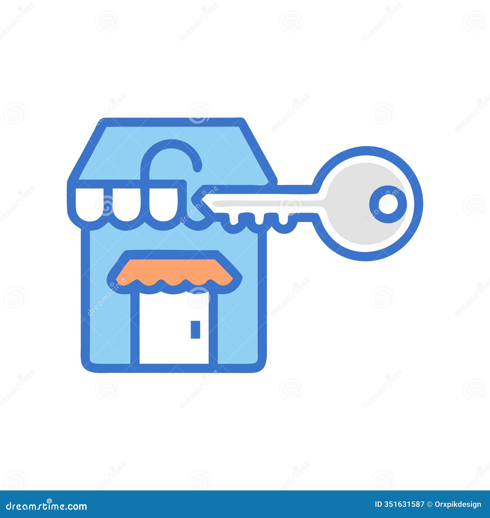 Key-Value Store Icon for Database Solutions Stock Illustration ...