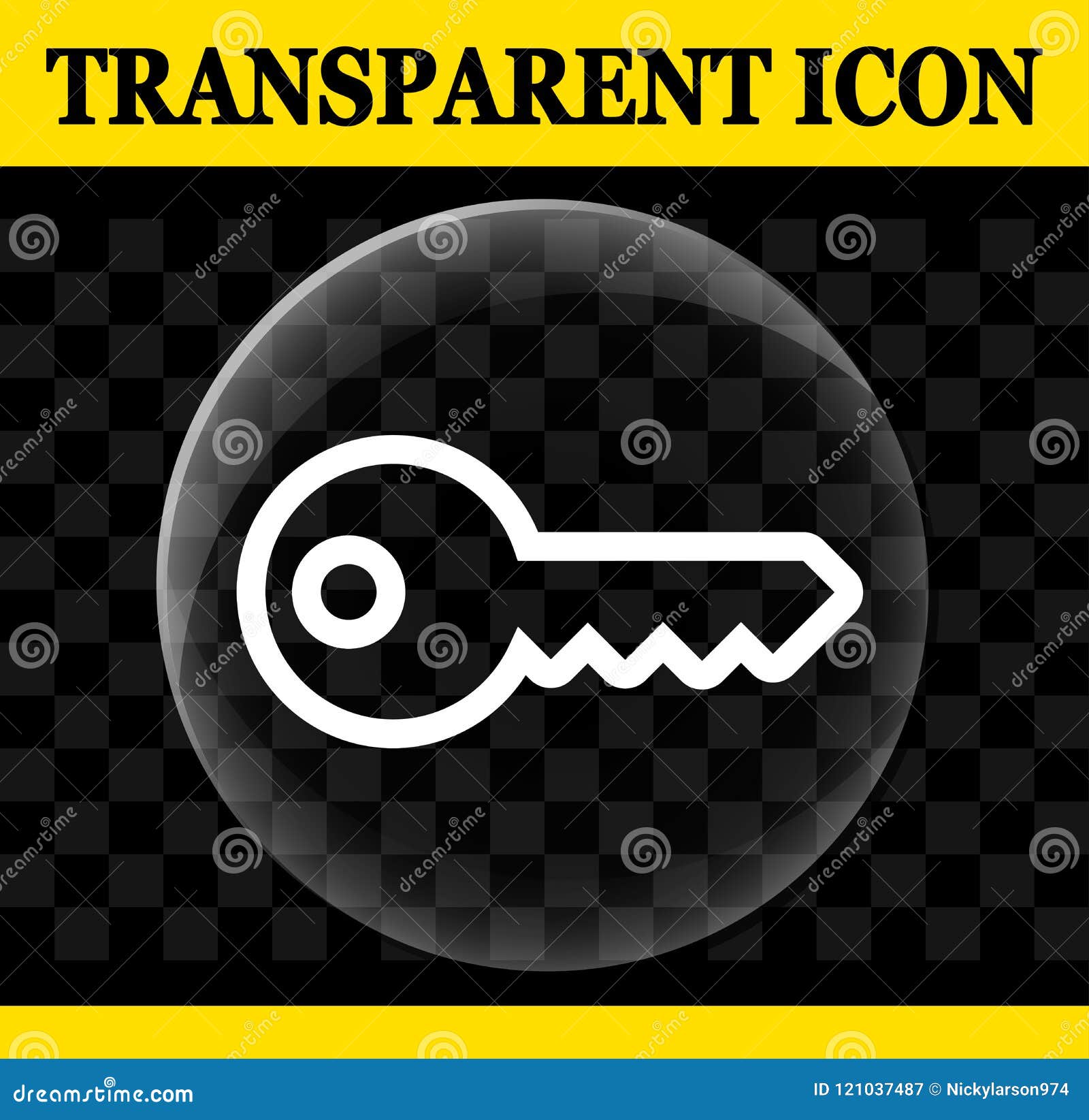 Key Vector Circle Transparent Icon Stock Vector - Illustration of ...