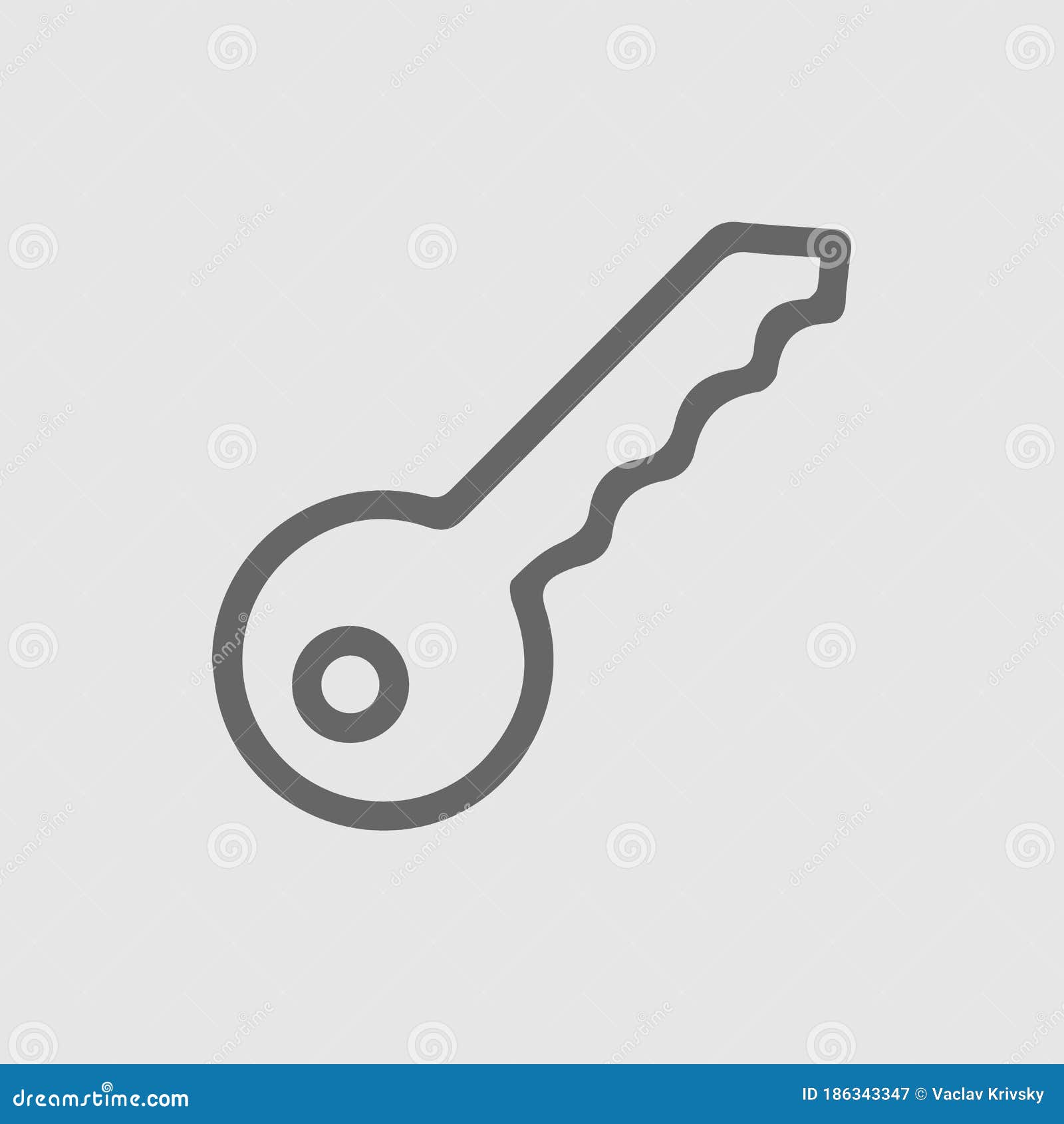 Key Vector Icon Eps 10. Car Key Simple Symbol Stock Vector ...